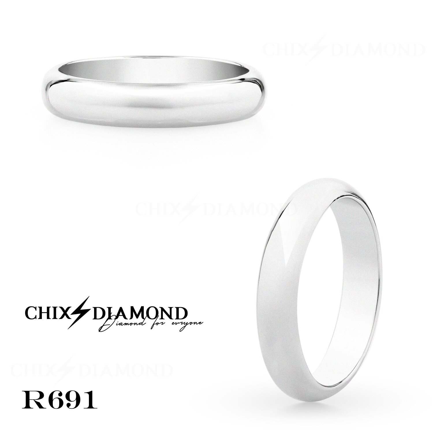 แหวนหญิงรุ่น R691 - Madam Chixdiamond