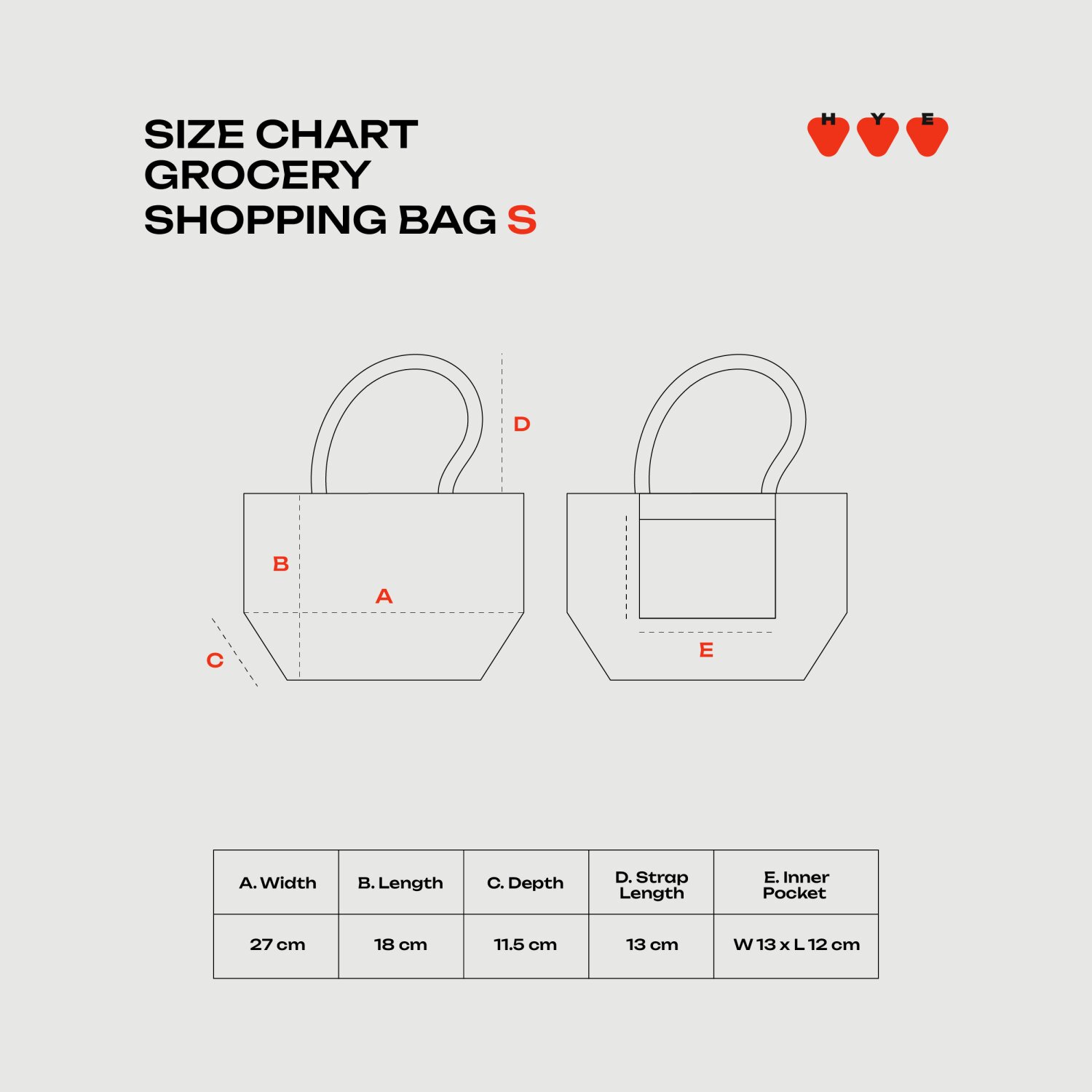 Grab Your Bag - S - HYE EVERYDAY