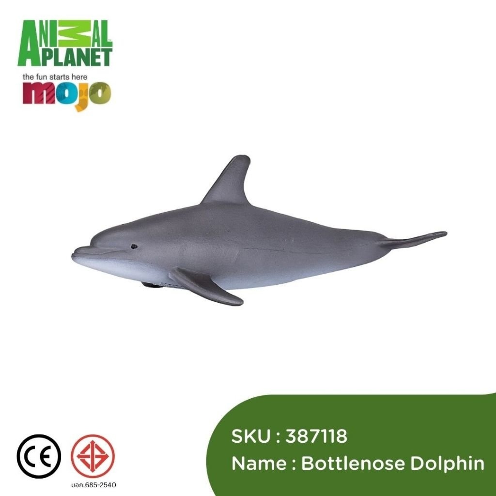 Figure Mojo โมเดล ของเล่นเด็ก Animal Planet Model 387118 Bottlenose ...