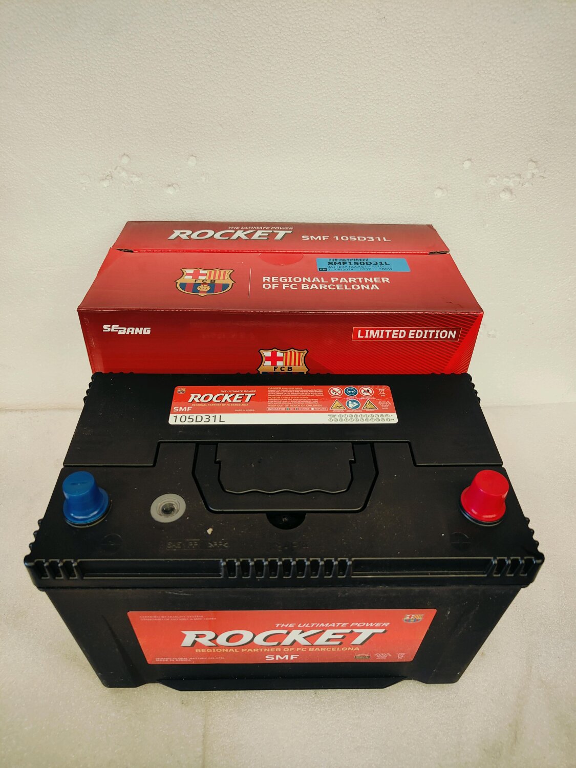 แบตเตอรี่ ROCKET SMF NX120-7L 90Ah (SMF150D31L) - umwsiam-store