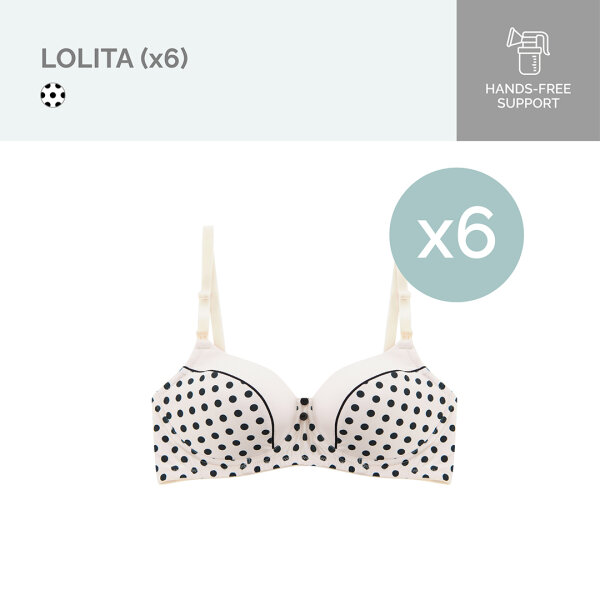 Lolita Bra (White) 6 ชิ้น - Bunne and Mamalade