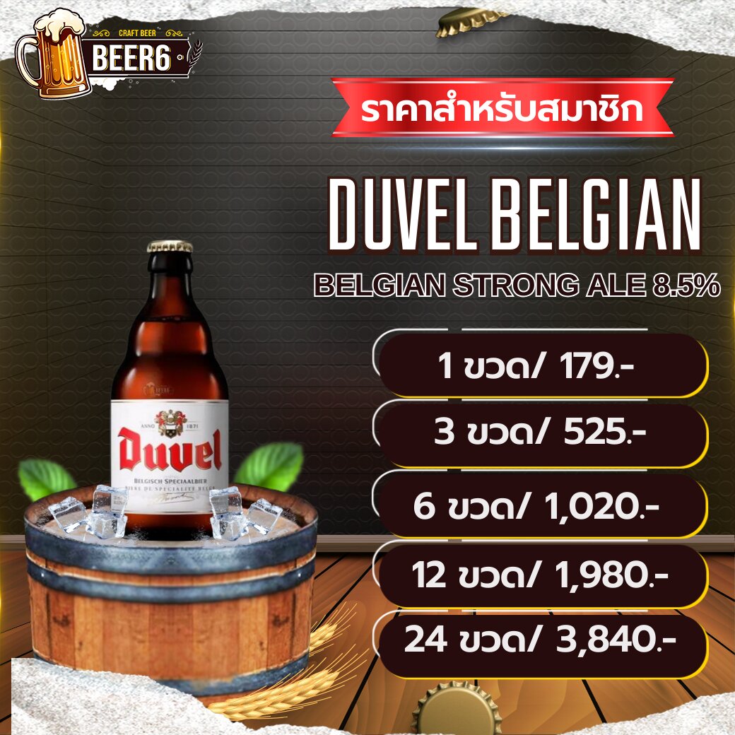 DUVEL | BELGIAN STRONG ALE - BEER 6
