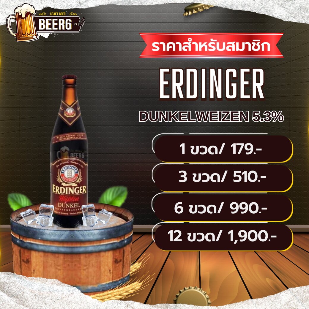 ERDINGER | DUNKEL - BEER 6