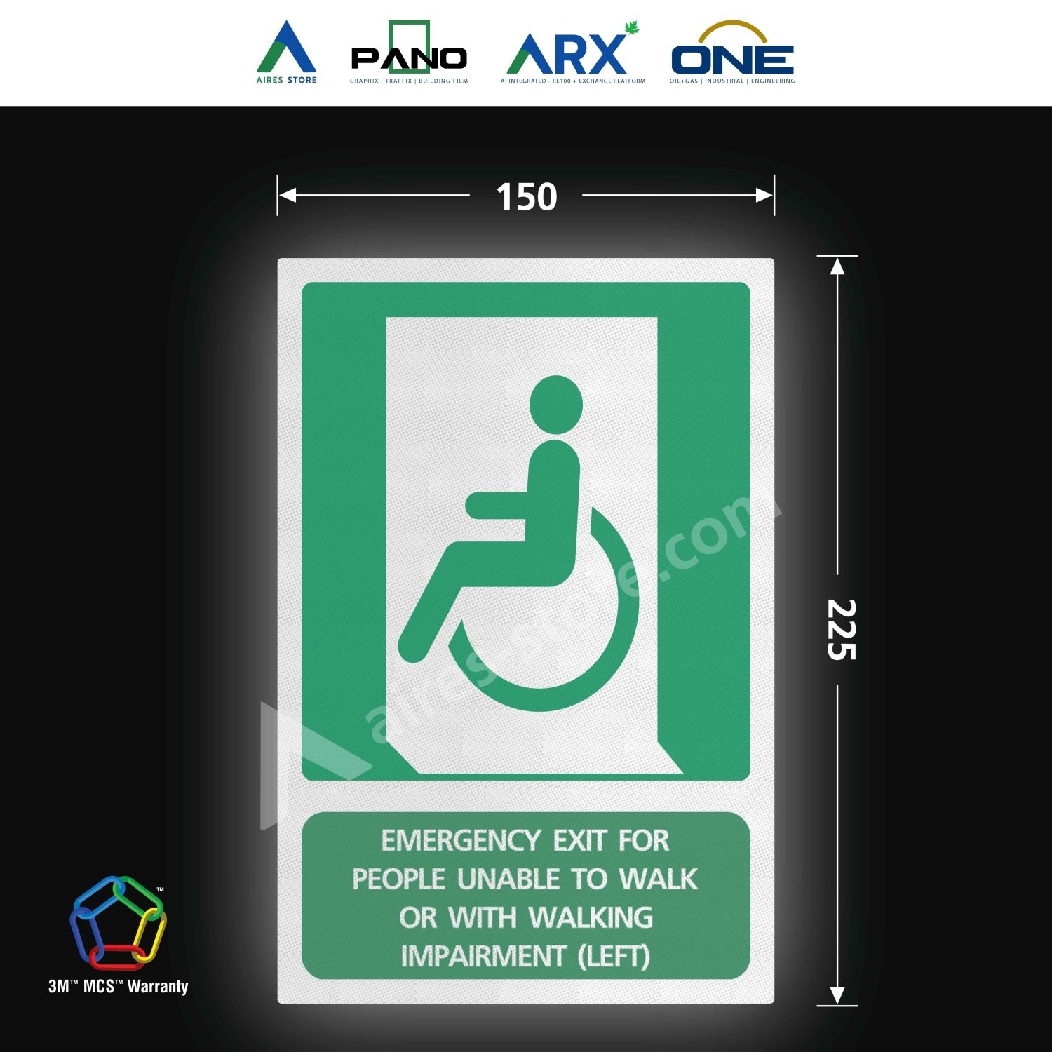Safety Sign Board | Reflective (EG) | Aluminium | (S) 150x225 ...
