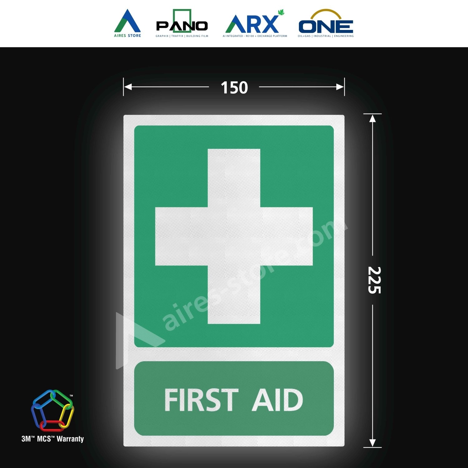 Safety Sign Board | Reflective (EG) | Aluminium | (S) 150x225 | FIRST ...