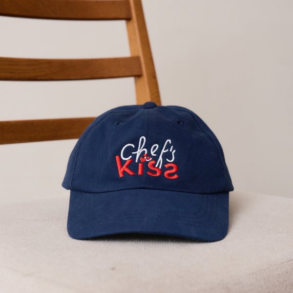 Navy Chef's Kiss cap - PEMMO