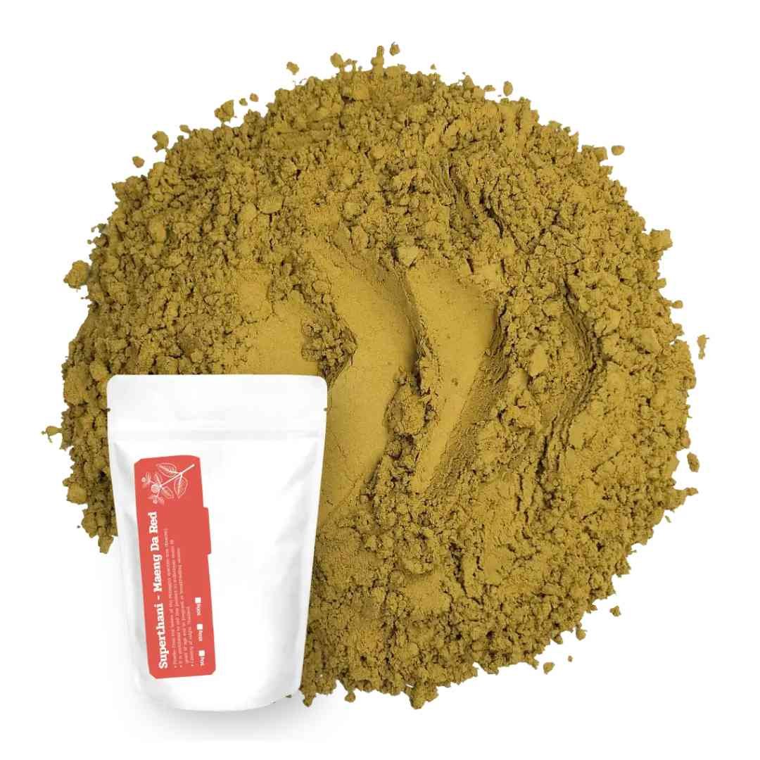 Maeng Da Red Superthani - Red Vein Kratom Powder ผงกระท่อม ก้านแดง ...