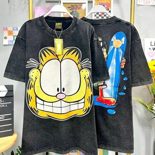 Premium Garfield (ป้ายเหลือง) #0031 - Queen T-Shirt