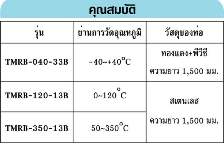 เกจ์วัดอุณหภูมิ / แคปปิลารี่ TMRB/TMRD Series - Takeyoshi