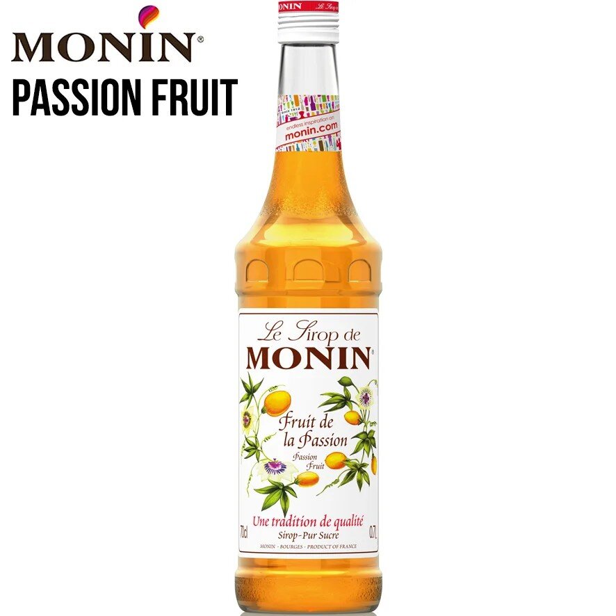 MONIN Passion Fruit Syrup 700 ml. 1 bottle โมนิน เสาวรส ไซรัป 1 ขวด ...