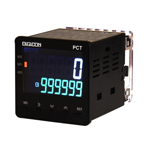 DIGICON PCT-726C-2P เครื่องนับและตั้งจำนวน+เวลา/ดิจิตอล LCD 6digit 100 ...
