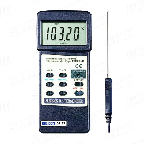 DIGICON DP-77 เครื่องวัดอุณหภูมิแบบดิจิตอล (เฉพาะตัวเครื่องไม่รวมโพร๊บ ...