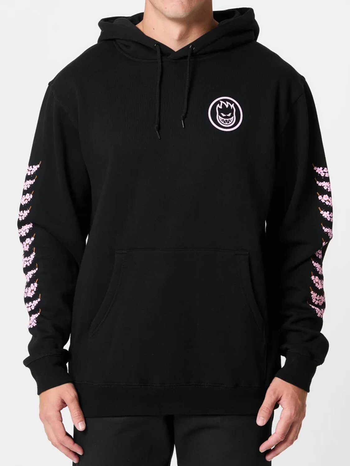 SPITFIRE - YUTO HORIGOME CHERRY BLOSSOM CLASSIC HOODIE - BLACK - StreetBOX