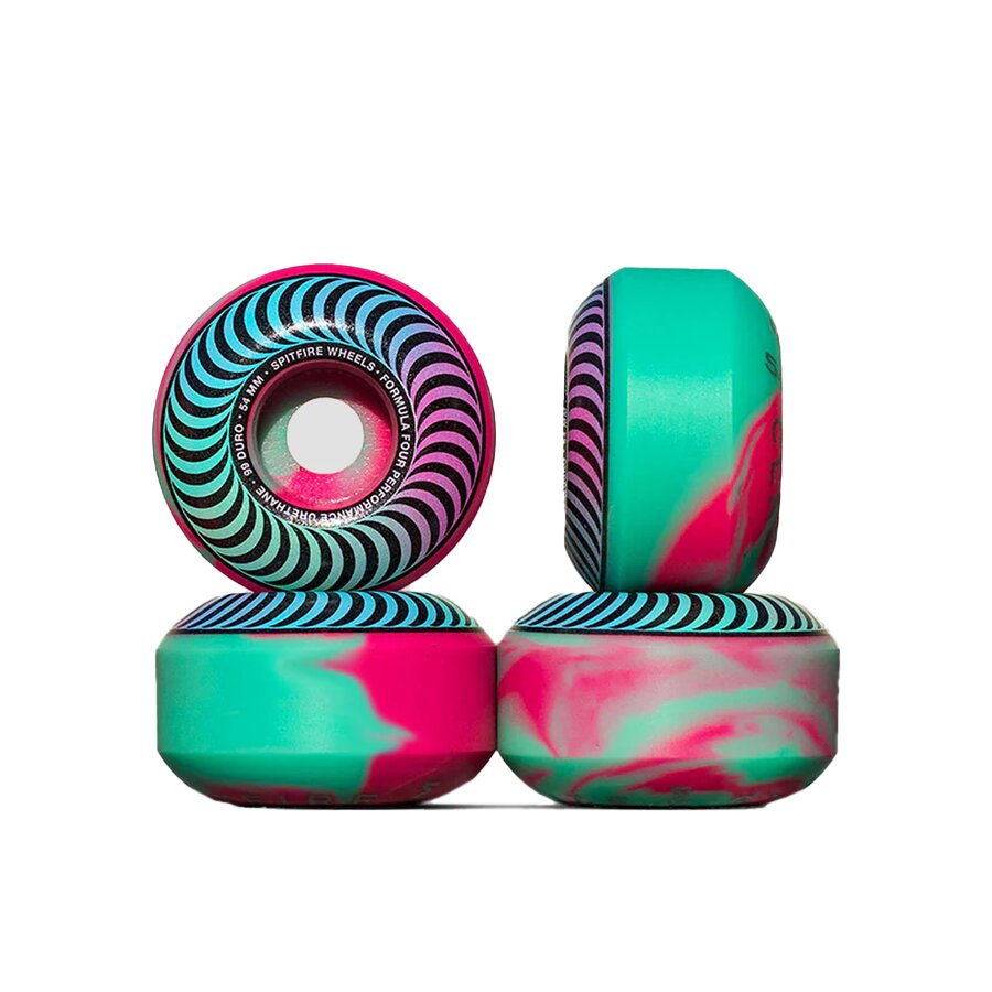 SPITFIRE 54mm : Spitfire F4 99 Classic Pink / Teal 54mm - StreetBOX