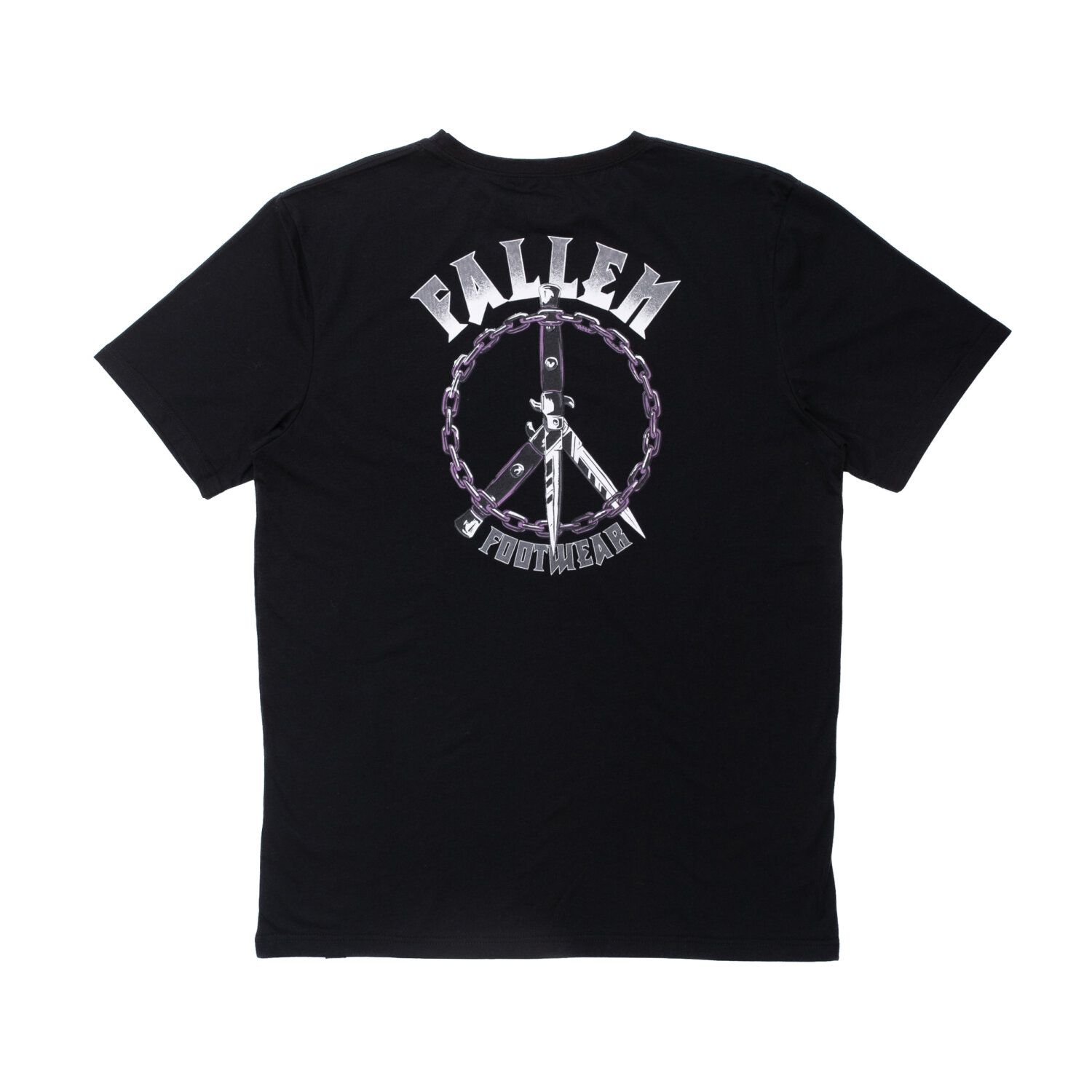 FALLEN - PEACE & WAR TEE - BLACK / GRAY - StreetBOX