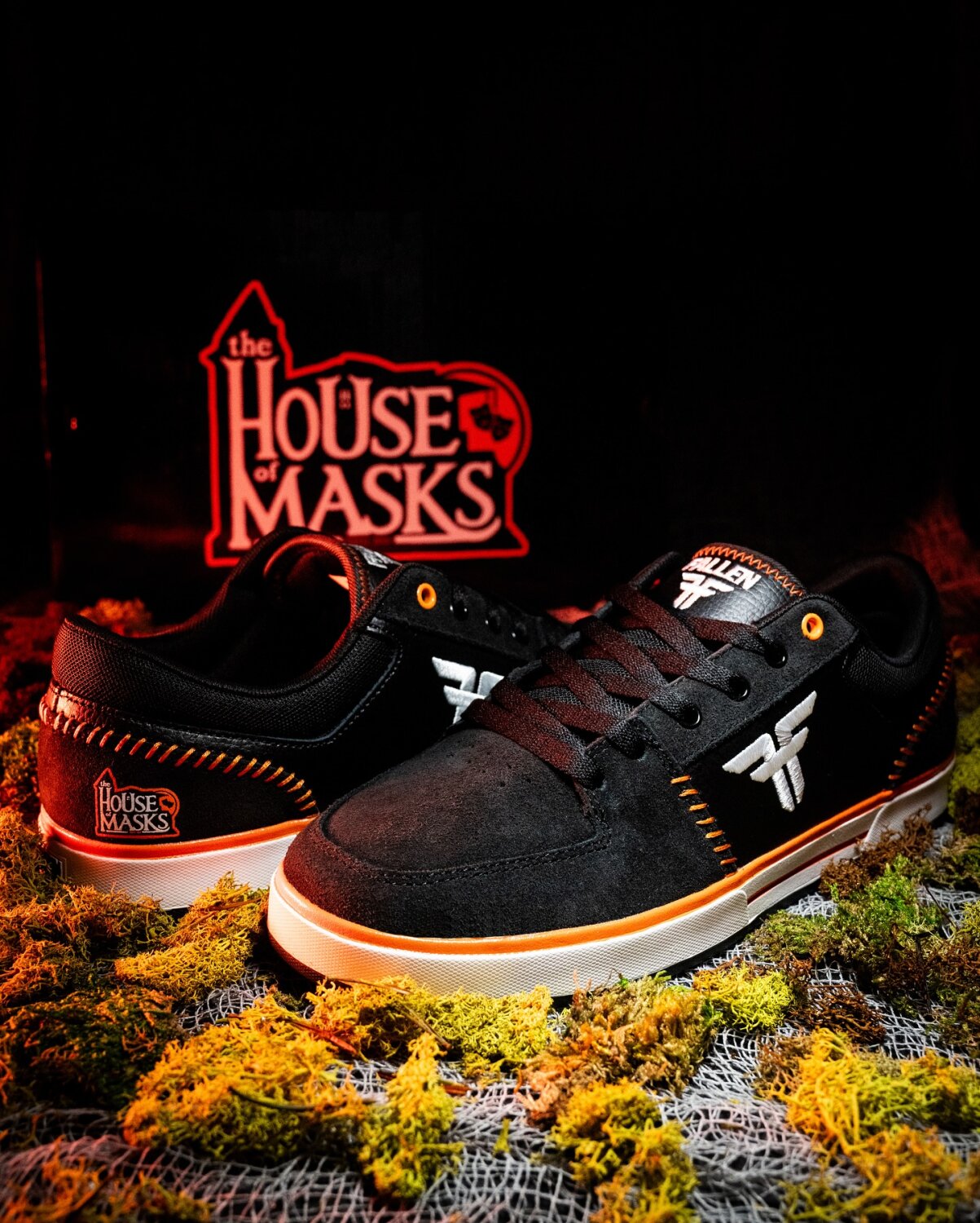 FALLEN - Patriot x House Of Masks Black/Orange - Cupsole - StreetBOX