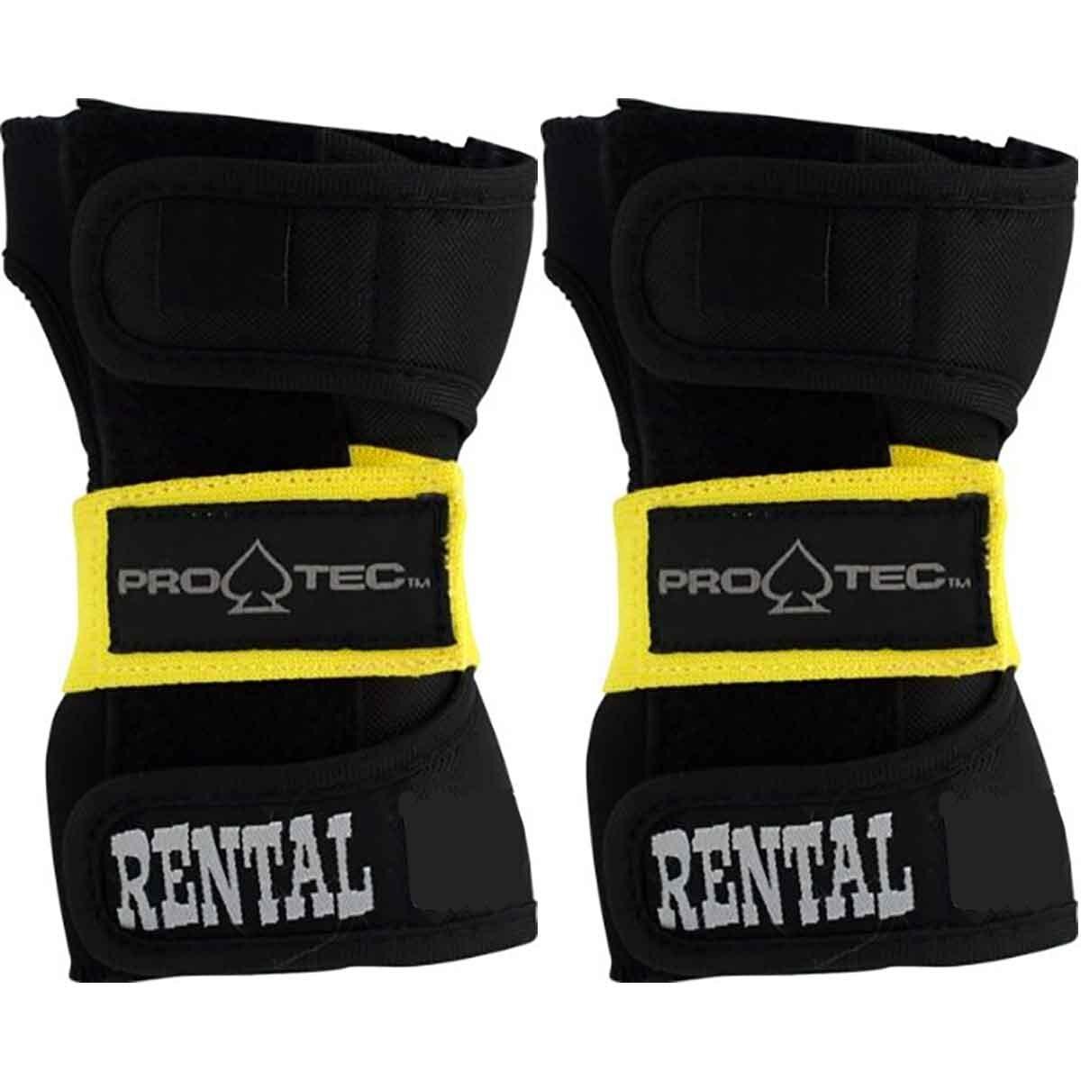 PRO-TEC : STREET WRIST GUARDS - RENTAL - Black/Yellow - StreetBOX