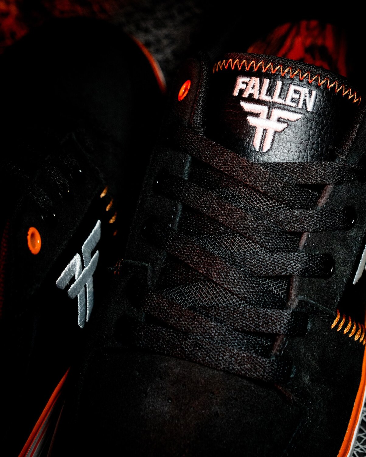 FALLEN - Patriot x House Of Masks Black/Orange - Cupsole - StreetBOX